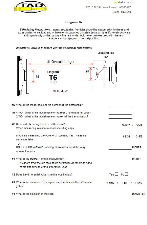 How To Measure – TAD
